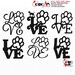 Dog Pet Love Digital Files SVG DXF Vector Cuttable Download Vinyl ...