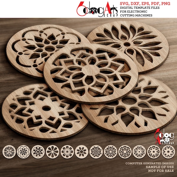 Coaster Laser Cut - Etsy