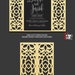 Gate-fold Card Template Digital SVG DXF Files Wedding Invitation ...