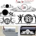 Mailbox Monogram Frames Digital Files Svg Dxf Eps Png Silhouette SCAL ...