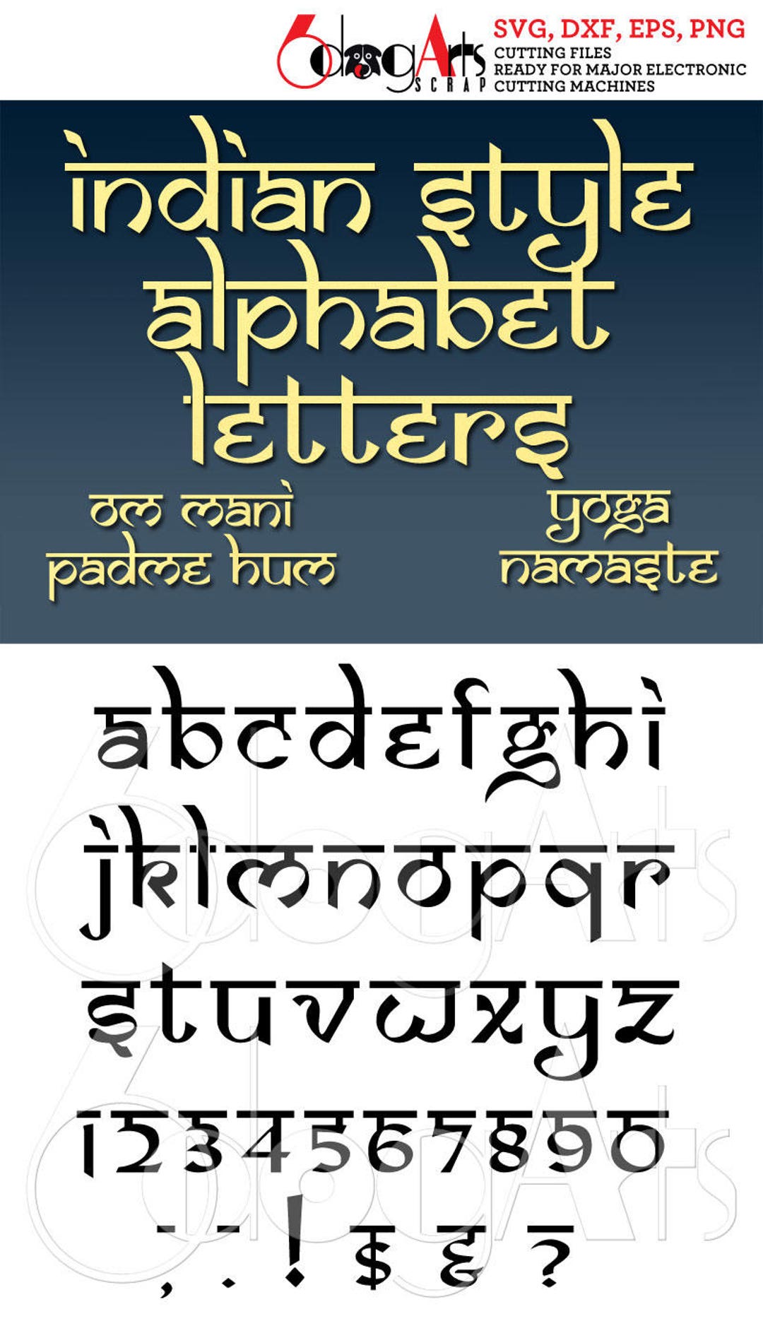 Indian Inspired Font