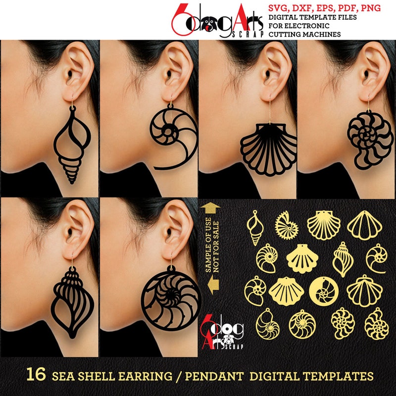 Shell Earrings - Etsy