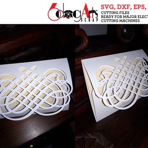 22 Calligraphic Lace Card Templates Digital Cut SVG DXF Files Wedding ...