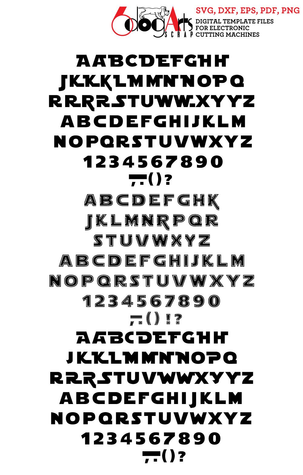 3 Sets of Star Wars Alphabet Letters Digital Vector Images SVG DXF ...