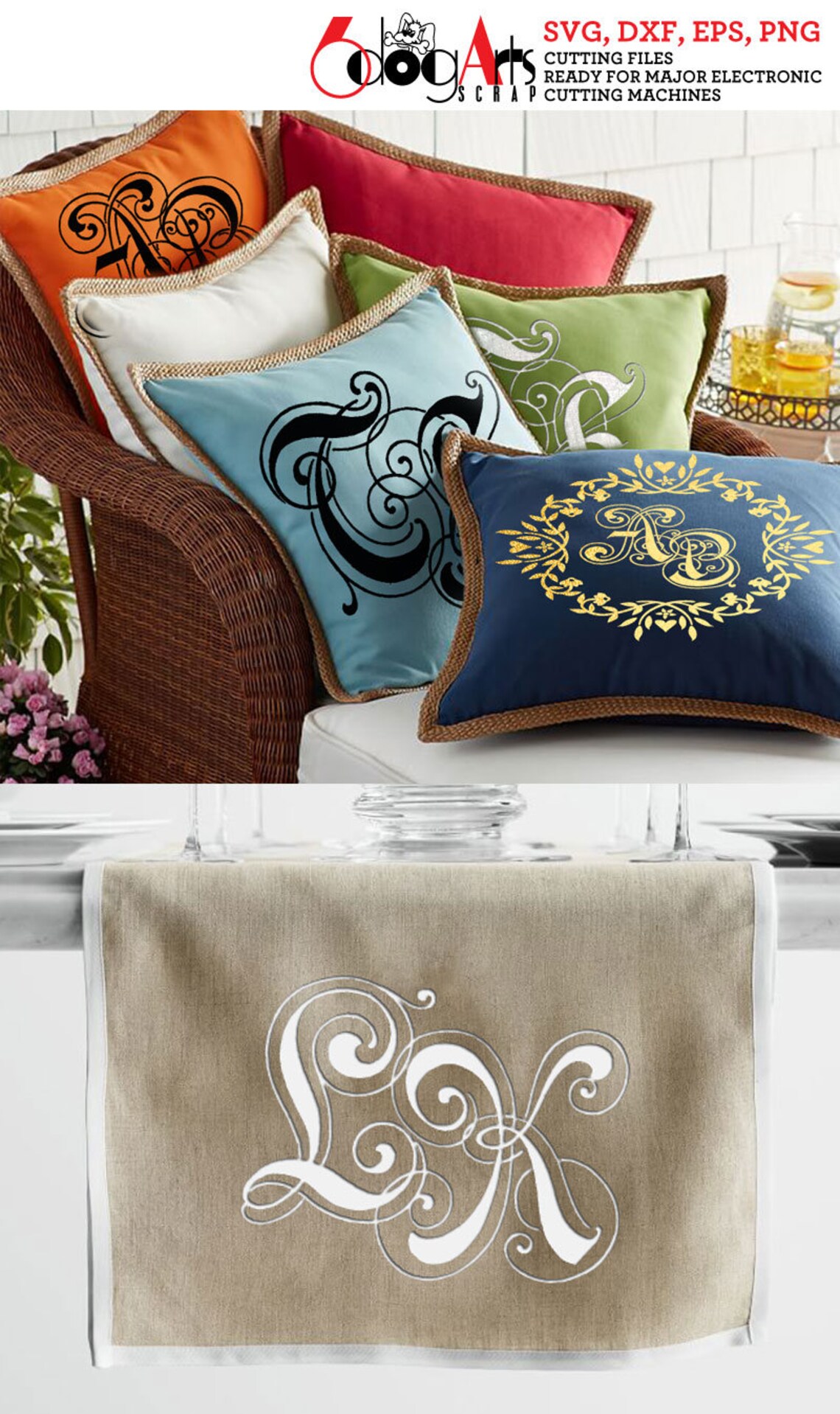 Royal Monogram Letters Digital Images Svg Dxf Eps Png - Etsy