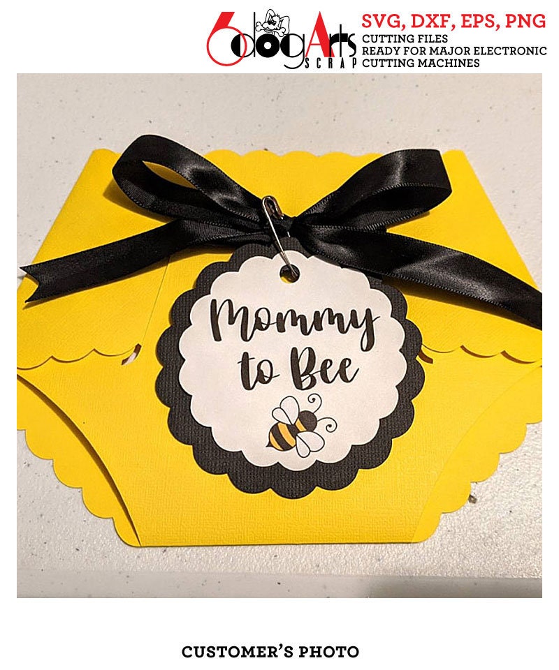 3 Diaper Card Templates Digital Cut SVG DXF Files Baby Shower - Etsy Canada
