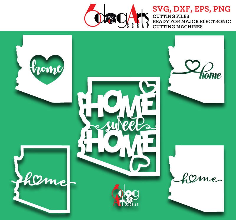 Arizona Home Vector Digital Files SVG DXF Cuttable Designs - Etsy Canada