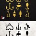 9 Earring SVG DXF Templates Fish Hook Wood Acrylic Metal Jewelry ...