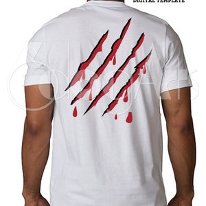 Claw Marks Digital Files Svg Dxf Eps Png Silhouette SCAL Cricut Vector ...