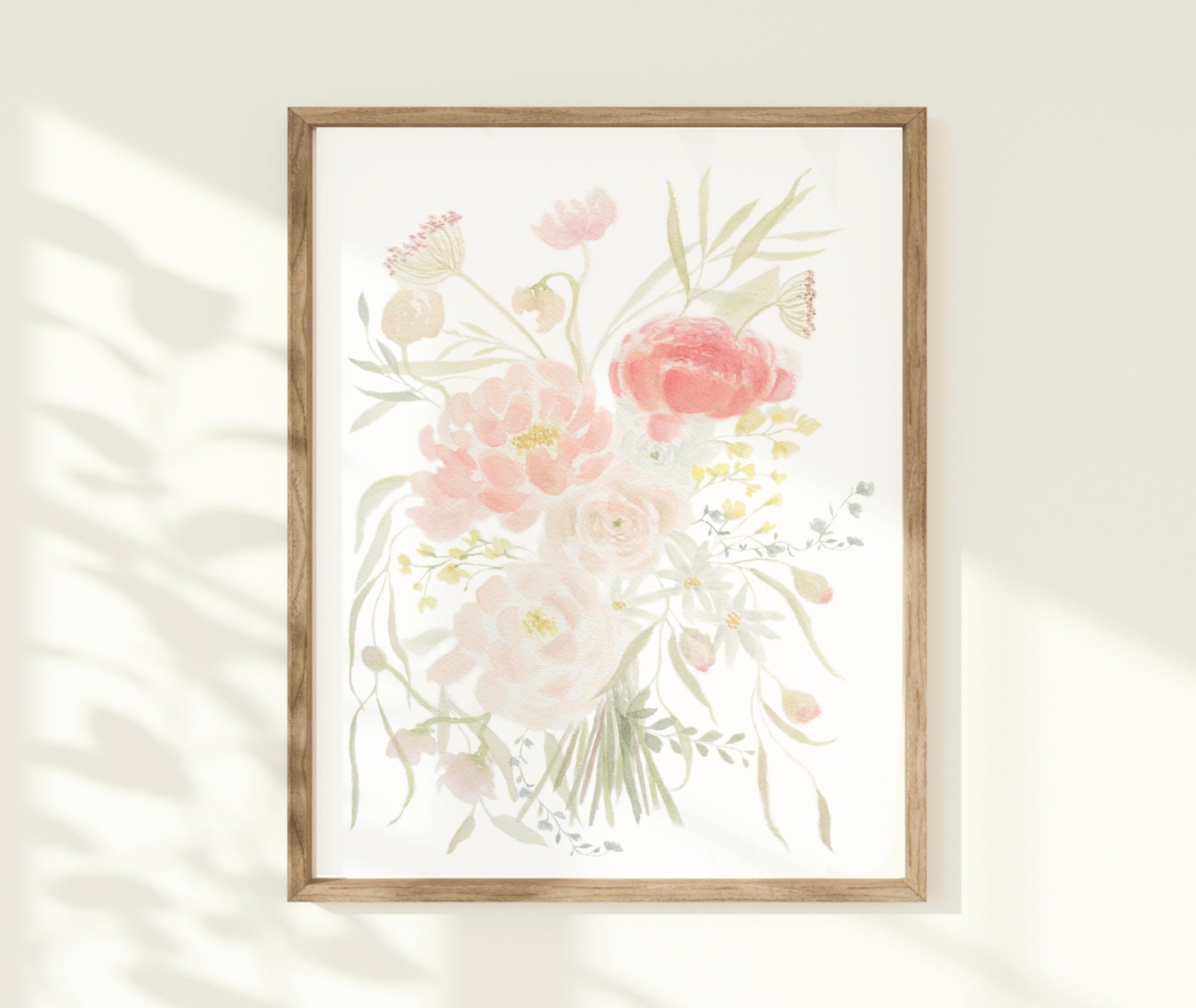 Set of 2 Floral Watercolor Prints - Etsy