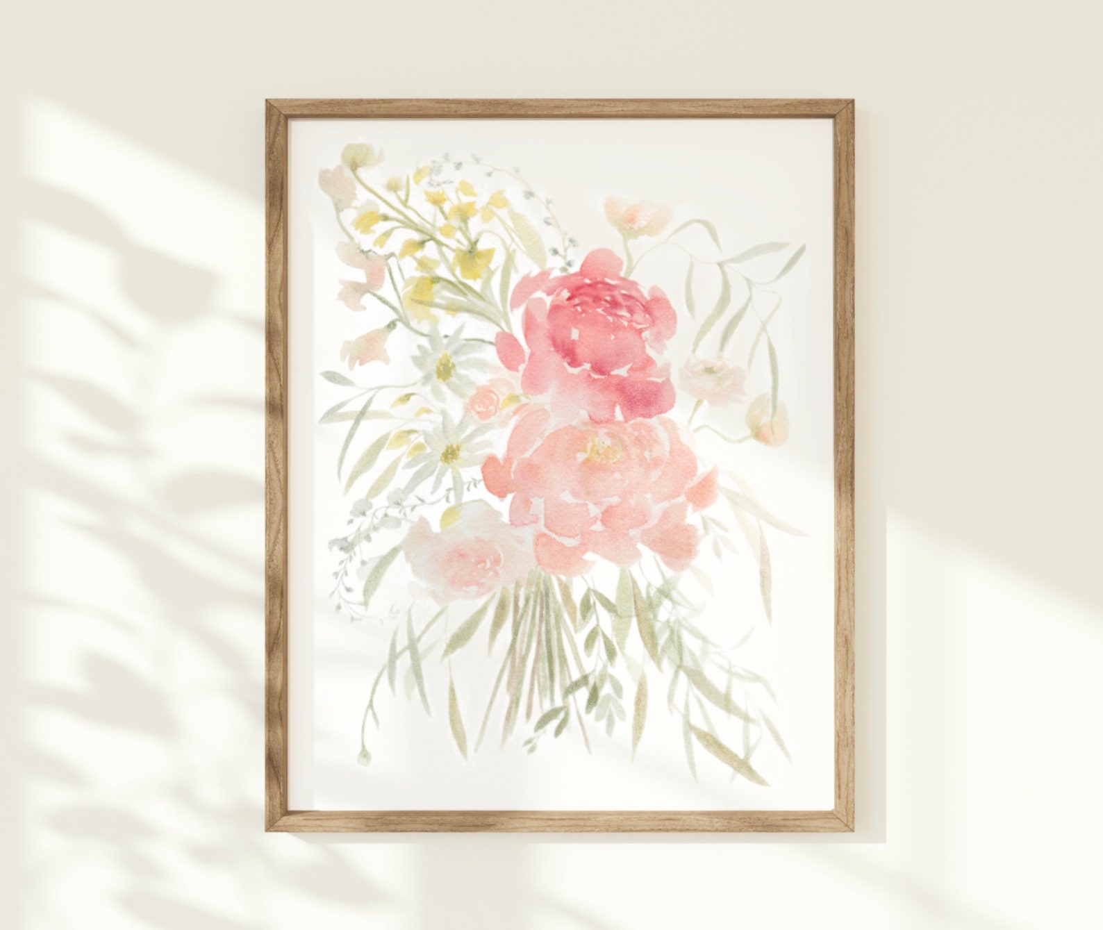 Set of 2 Floral Watercolor Prints - Etsy
