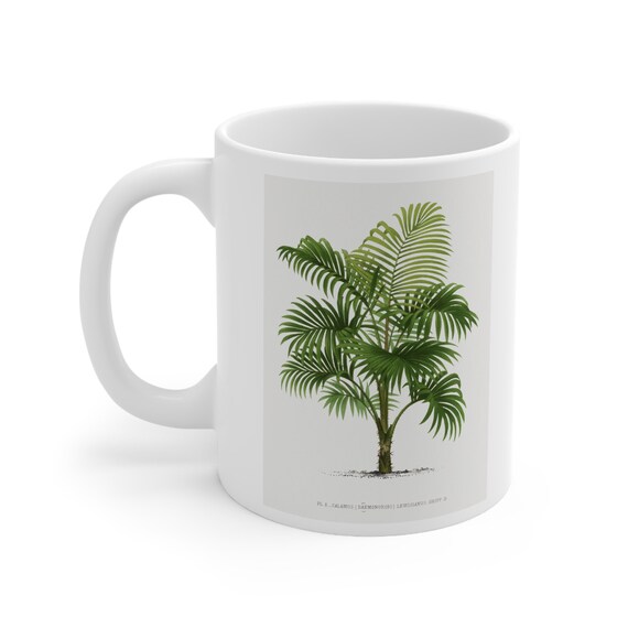 Vintage Coffee Mugs Palm Tree Vintage K&S Hawaiian Creations Stoneware