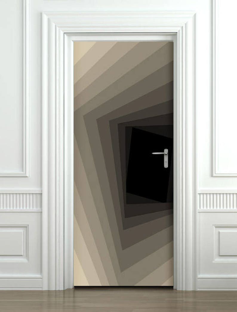 Door Sticker Door Wallpaper Abstract Wall Decor Door Mural - Etsy