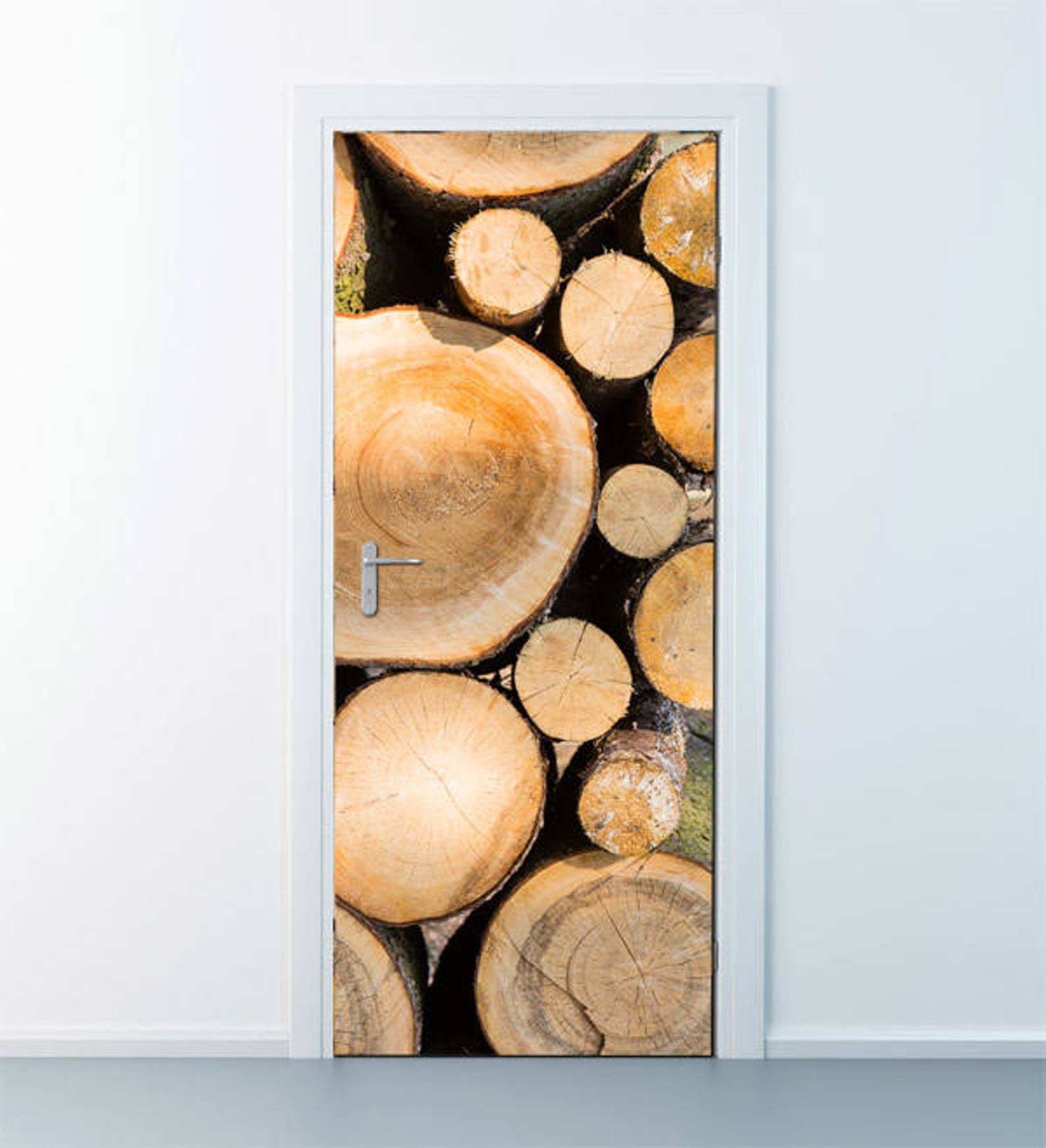 Tree Trunks Wall Decal Forest Trees Wall Decor Nature Wall - Etsy