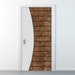 Door Mural, Door Sticker, Wood With White WOOD 103, Wood Door Decal ...