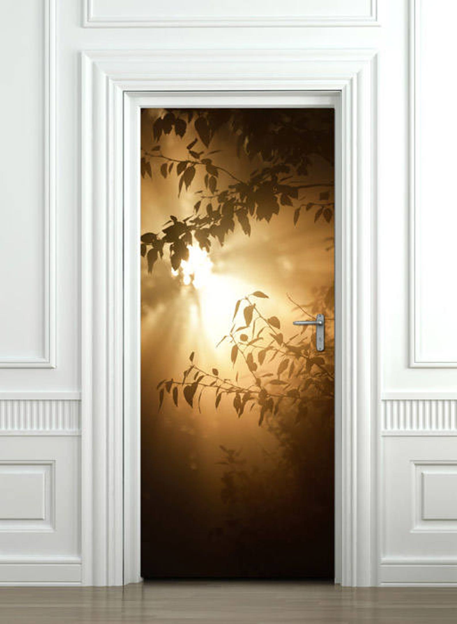 Sunset Wall Decal Nature Wall Decal Sunset Door Sticker - Etsy