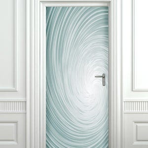 Abstract Art Wall Decal Infinity Door Sticker Door | Etsy