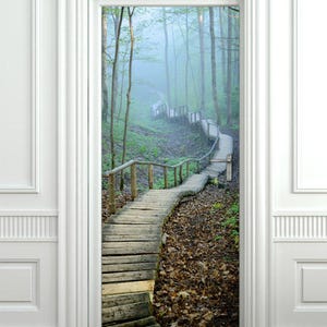 Bridge Wall Decal, Door Sticker, Door Wallpaper, Door Covering Sticker ...