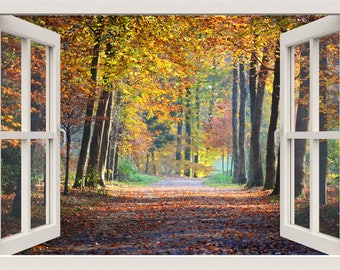 Autumn Wall Mural - Etsy