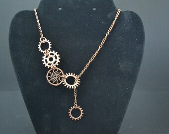 Gear Necklace | Etsy