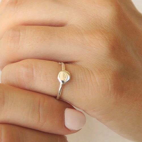 Pinky Ring Woman Sterling Silver 925 - Etsy