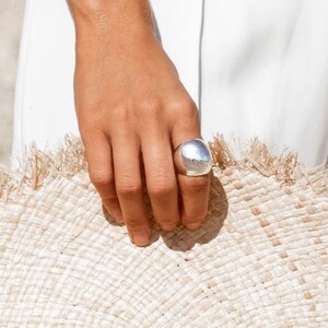 Chunky Silver Ring, Sterling Silver 925 - Etsy