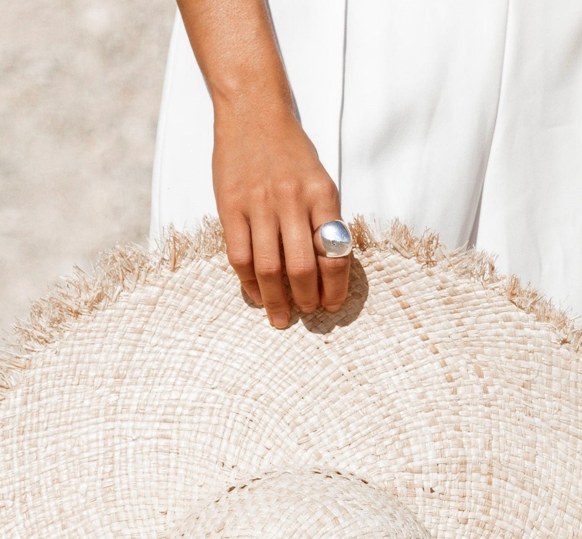 Chunky Silver Ring Sterling Silver 925 - Etsy