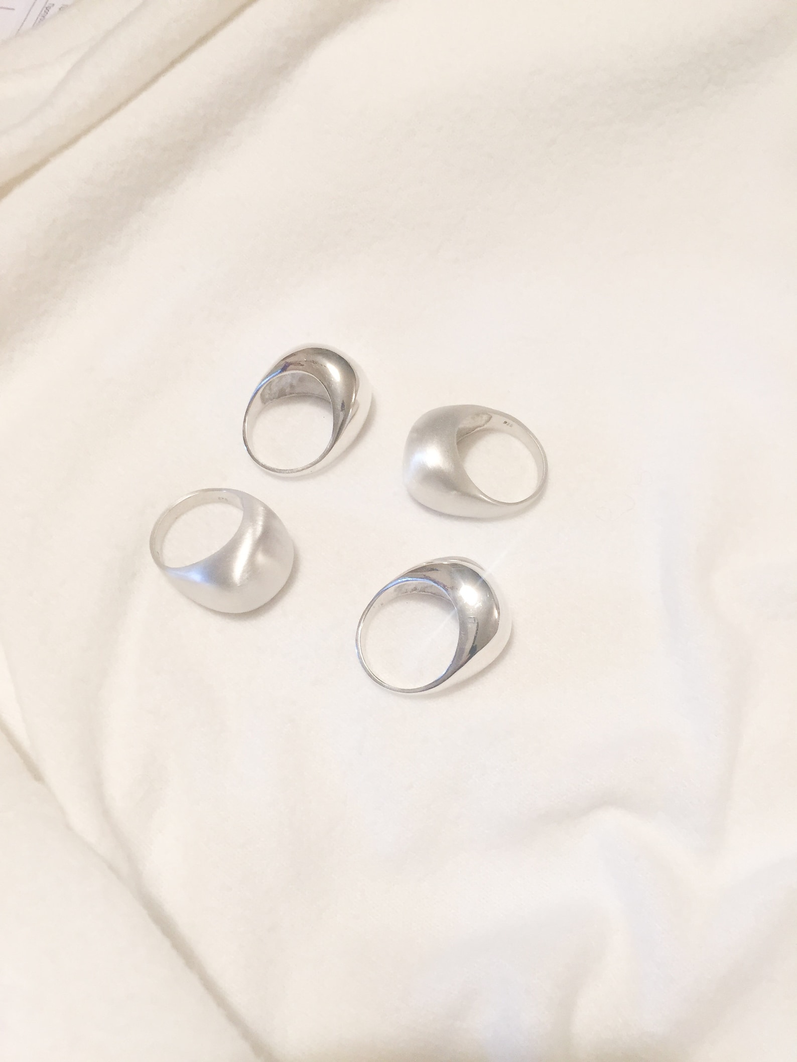 Chunky Silver Ring Sterling Silver Large Ring Big Ring - Etsy