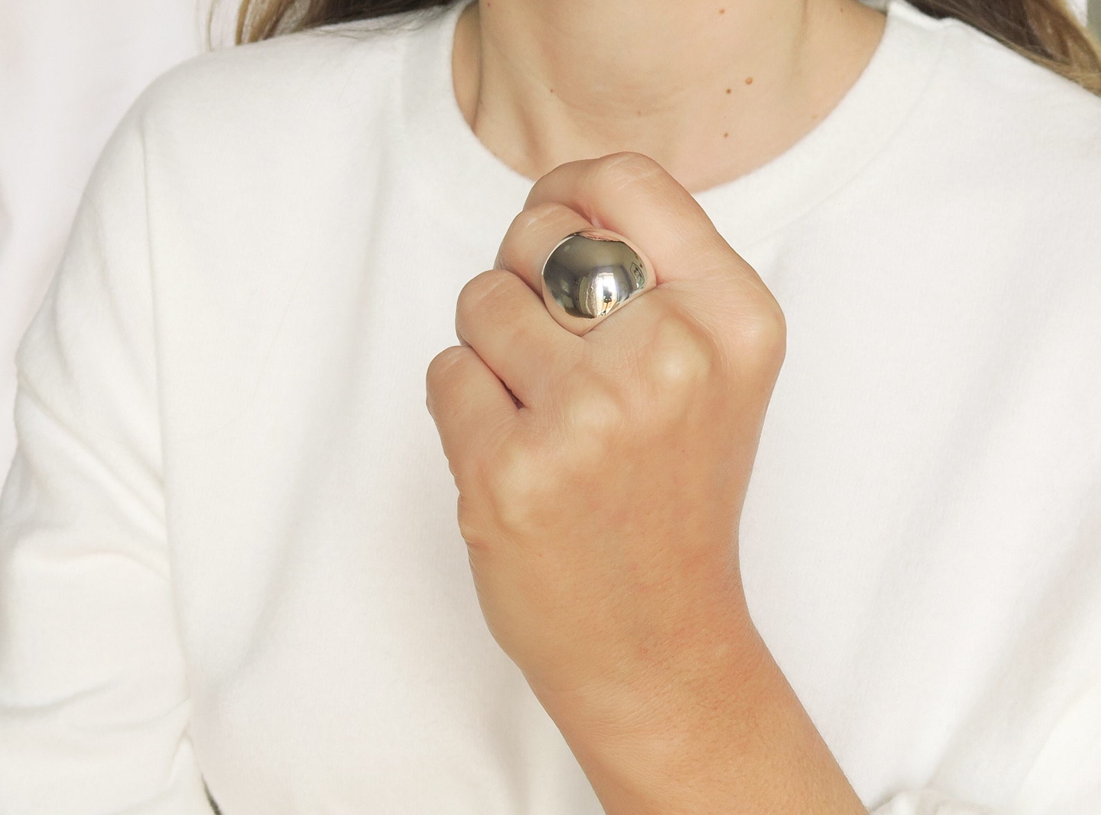 Chunky Silver Ring Sterling Silver 925 - Etsy