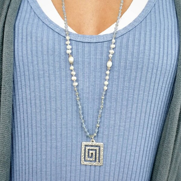 Beaded Necklace Made in Greece - Etsy