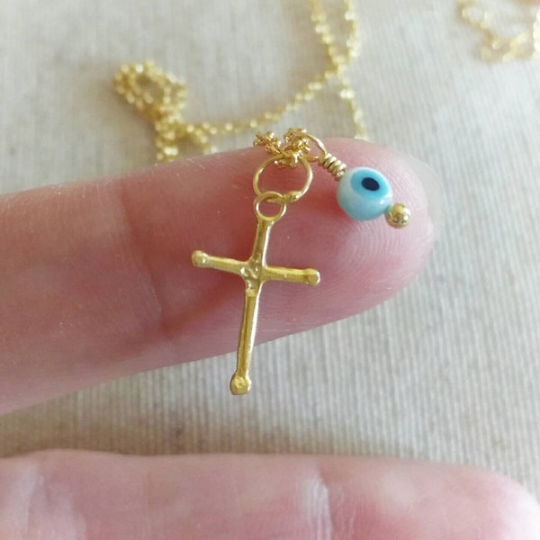 Greek Cross Necklace - Etsy