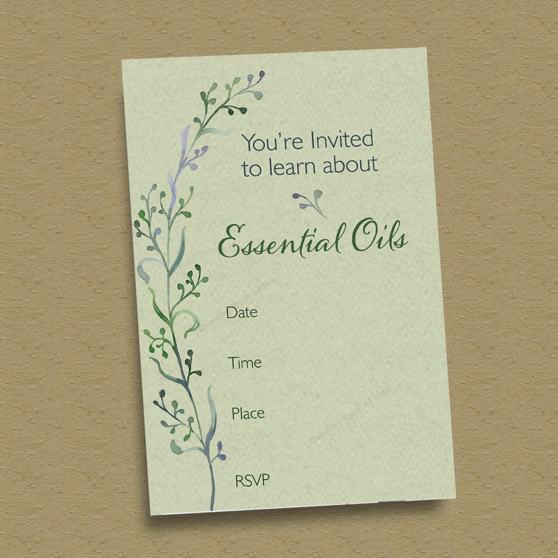 Doterra Invitation - Etsy