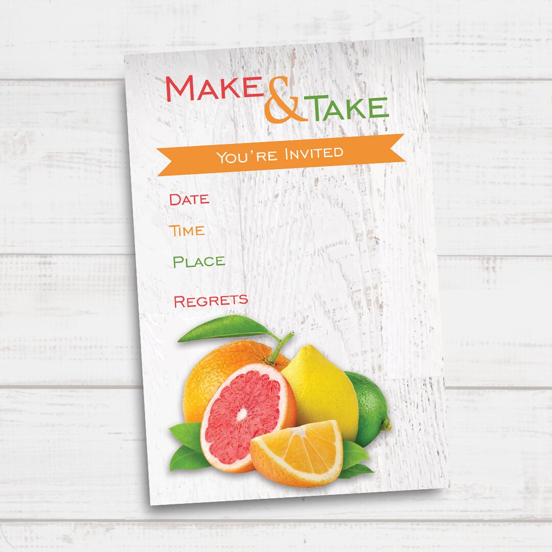 Instant Download Woodsy Make & Take Party Invitation - Etsy