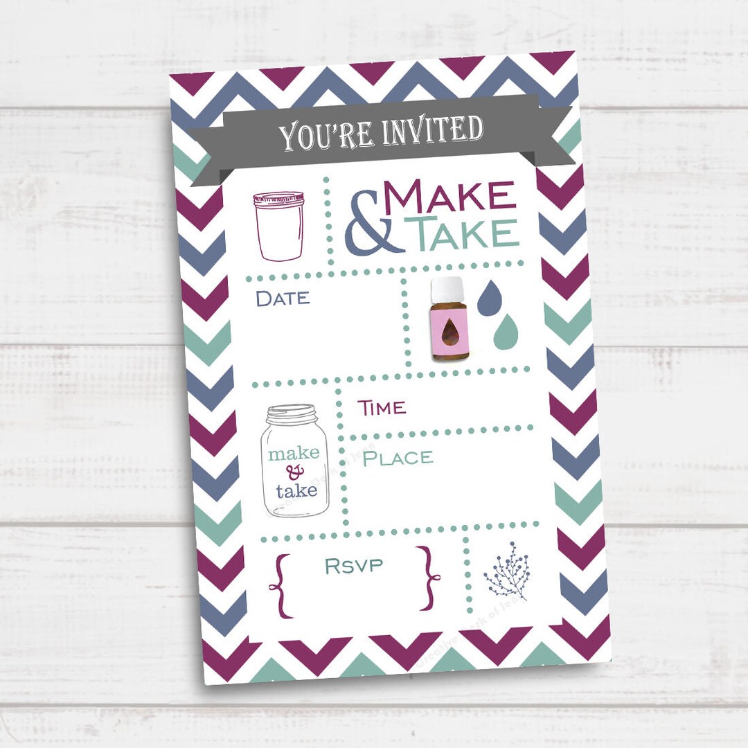 Make & Take Party Invitation - Etsy