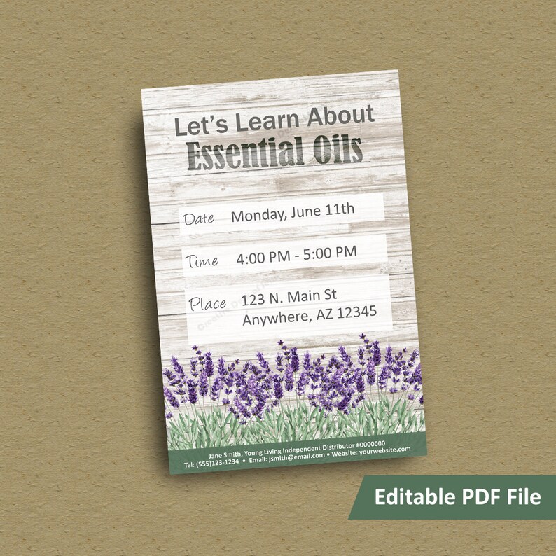 NEW Editable/printable 4x6 Invitation Lavender - Etsy