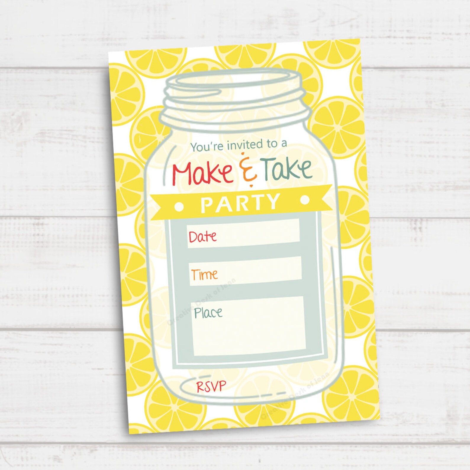 Instant Download Make & Take Essential Oil Invite - Etsy