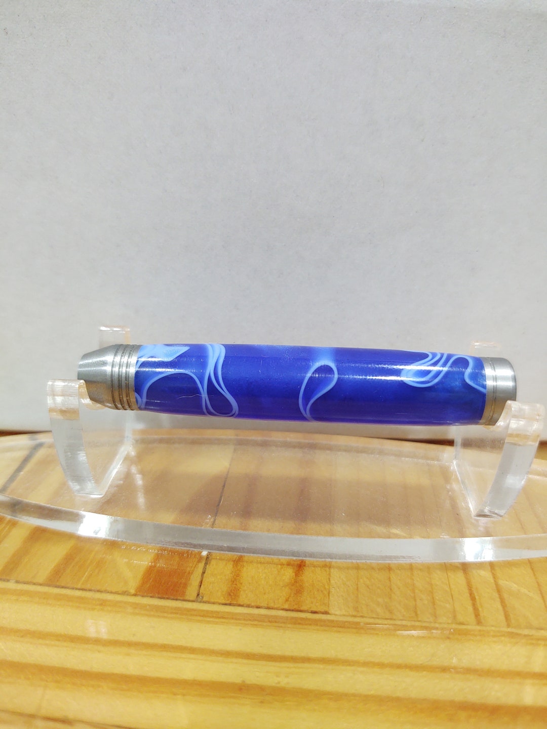 Acrylic Chillum, One Hitter, Tobacco Sampler, Blue - Etsy