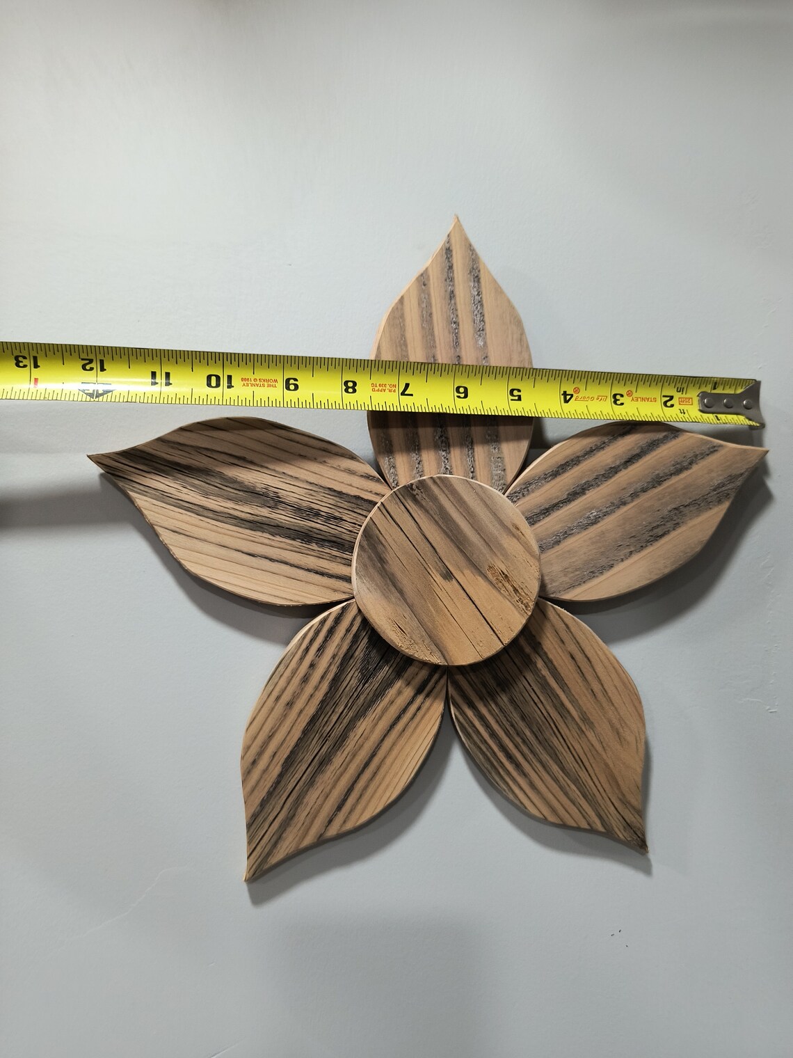 Wooden Flower / 12 Inch / Weathered Wood - Etsy
