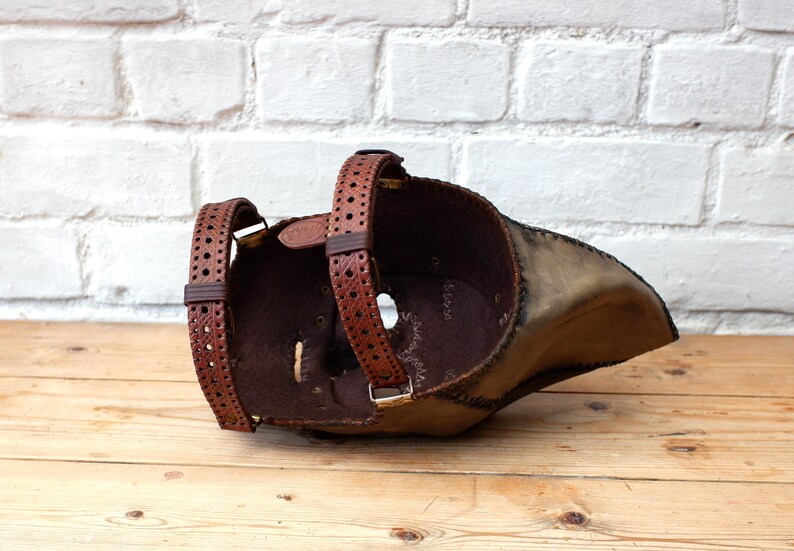 Handmade Leather Mask, Skin Mask, "sanctus Cetus" - Etsy