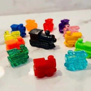 Mexican Train Domino Marker Tokens Set of 12 Assorted Colors Personal ...