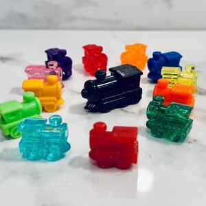 Mexican Train Domino Marker Tokens Set of 12 Assorted Colors Personal ...