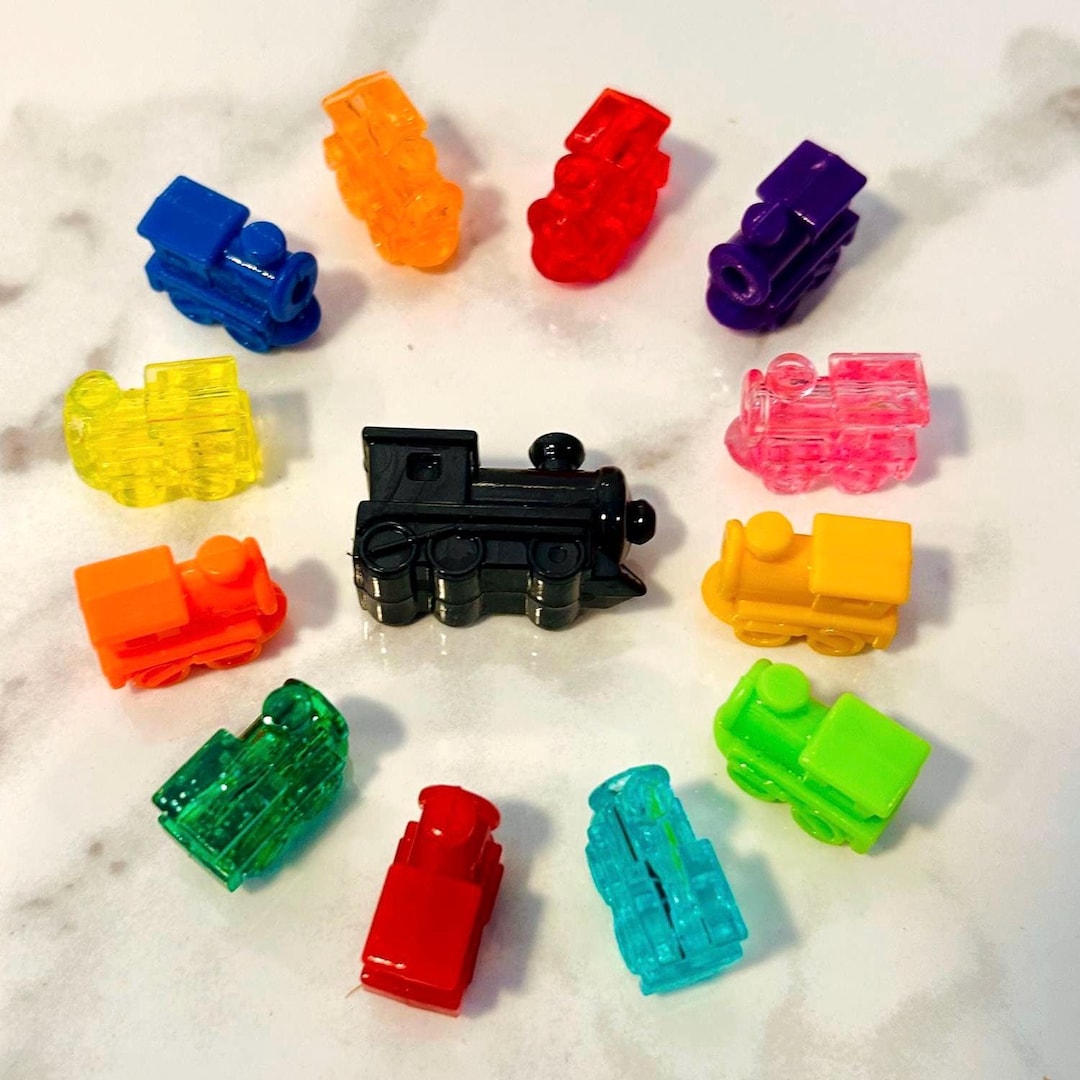 Mexican Train Domino Marker Tokens Set of 12 Assorted Colors Personal ...