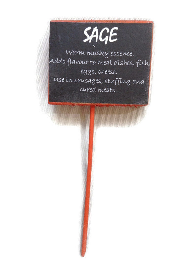 Rustic Wooden Herb Labels/plant Markers - Etsy