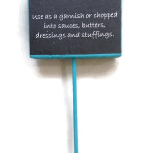 Rustic Wooden Herb Labels/plant Markers - Etsy