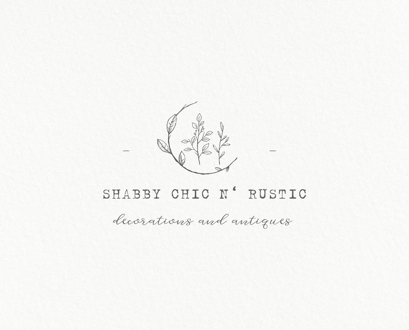 Shabby Chic Logo / Logo Design / Rustic Logo / Business Logo / - Etsy ...