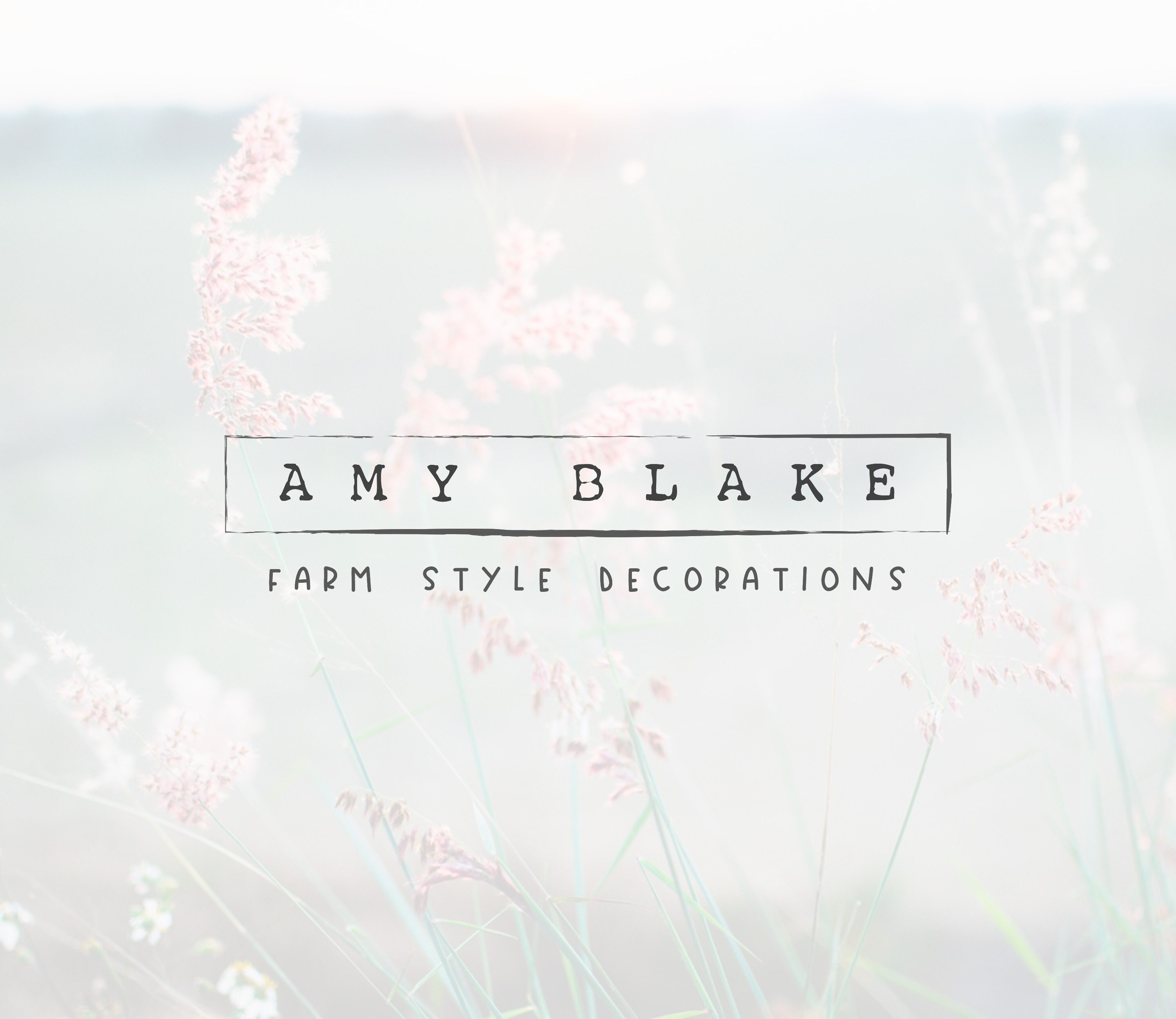 Rustic Logo Design / Country Style Logo Design / Minimalist Logo Design ...