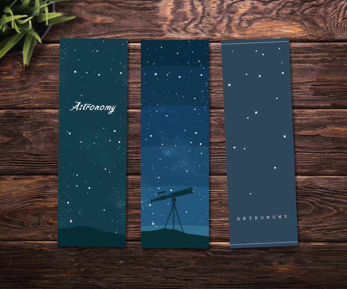 Printable Bookmarks / Printable Astronomy Bookmarks / - Etsy Canada