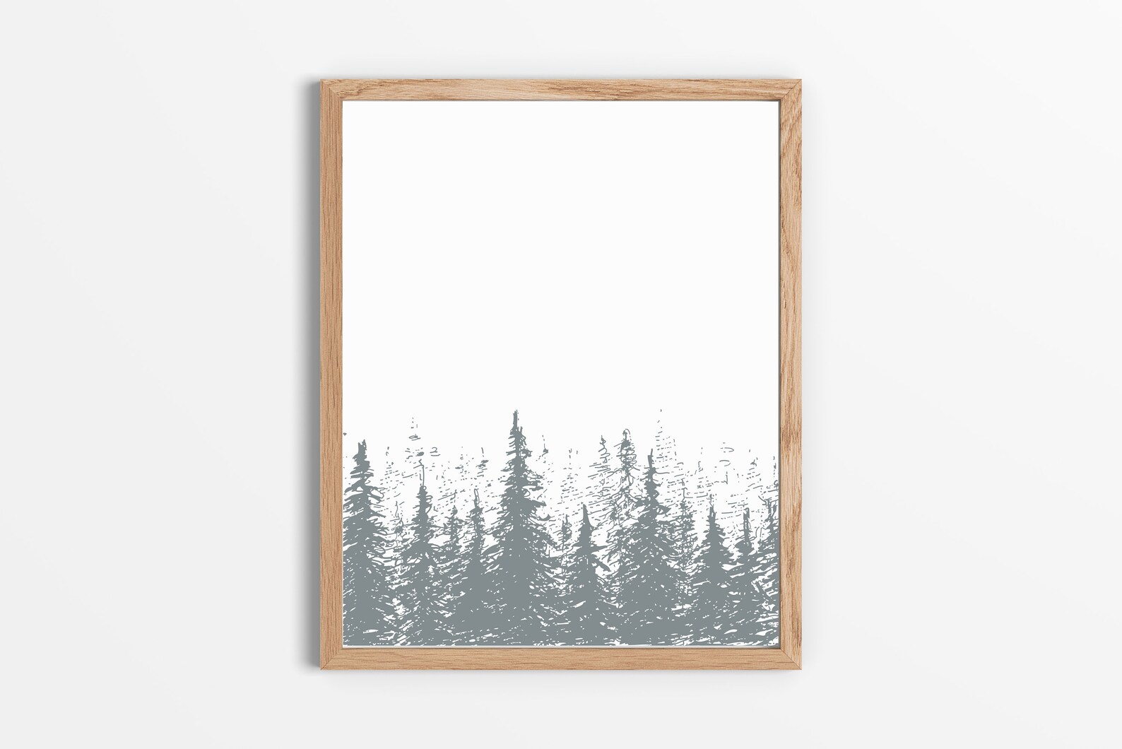 Printable Forest Art - Hand Drawn Forest Art - Printable Art ...