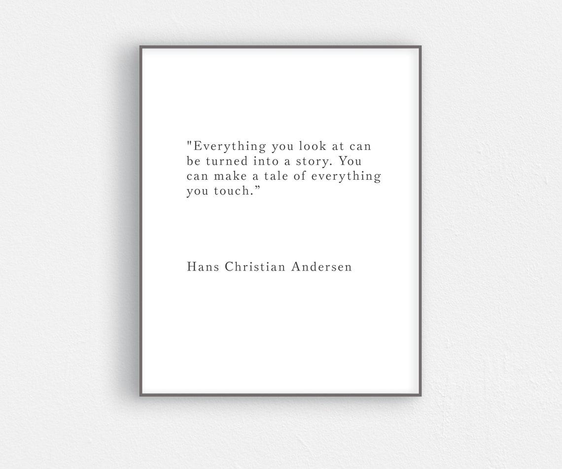 Printable Quote - Printable Art - Printable Hans Christian Andersen ...