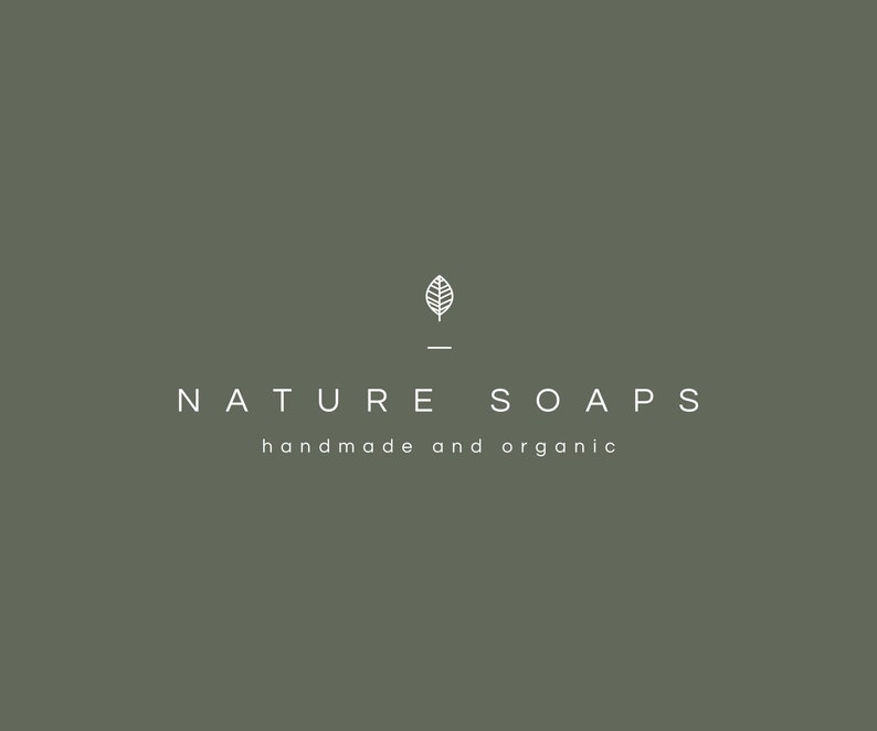 Cosmetics Logo Design - Minimalist Premade Logo Design - Leaf Logo ...